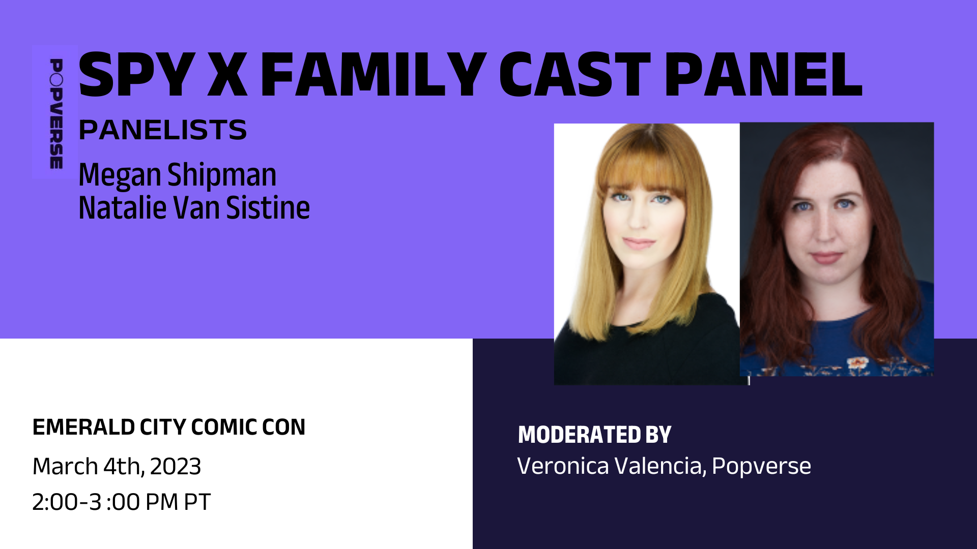 Watch the Spy x Family panel with Megan Shipman and Natalie Van Sistine ...