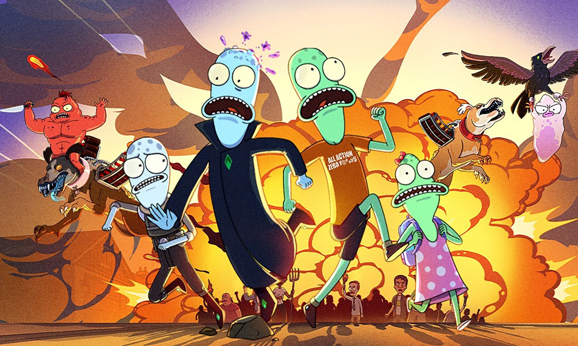 Hulu's Solar Opposites invade Room 405 at NYCC ‘22 - watch it here ...