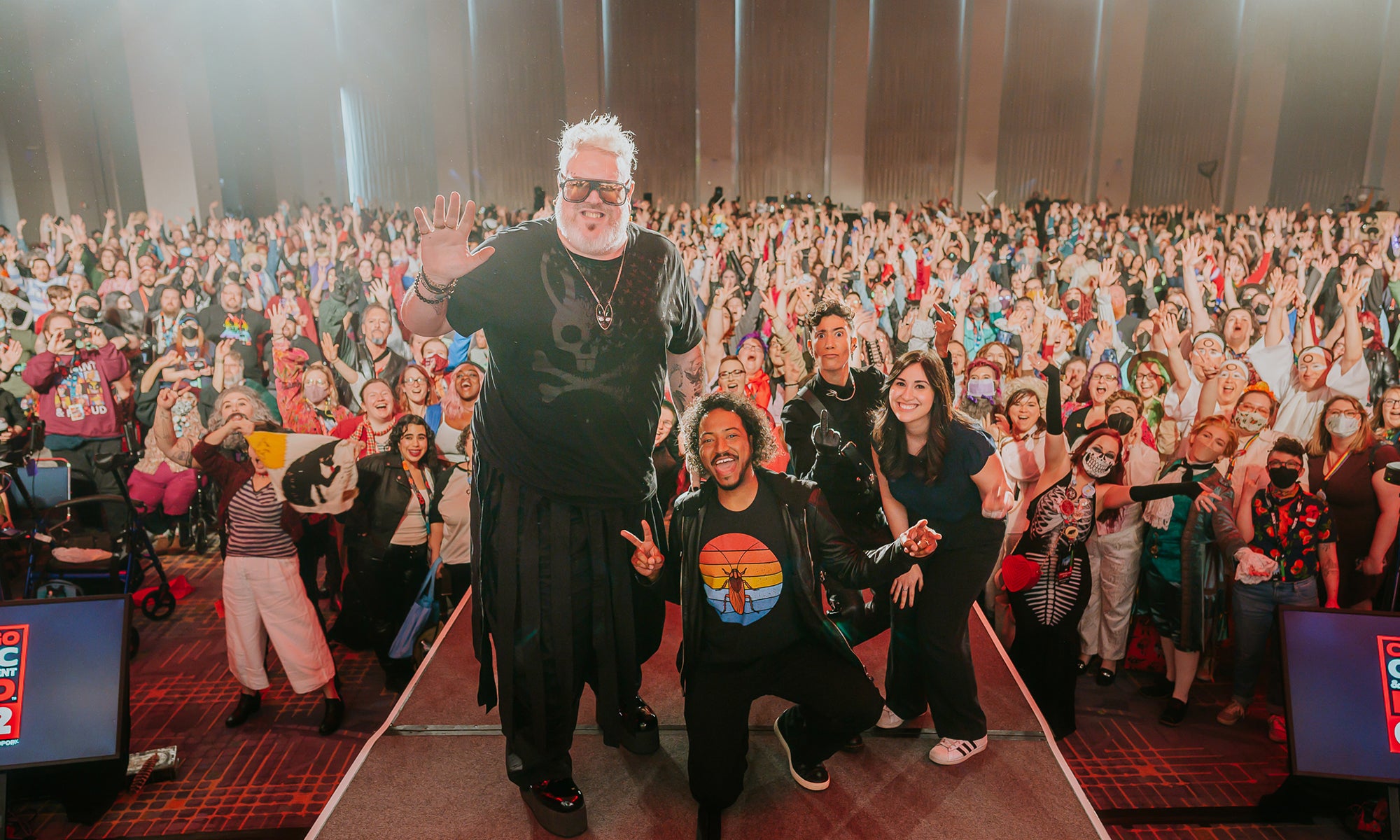 Watch the Our Flag Means Death panel with Kristian Nairn, Samba Schutte ...