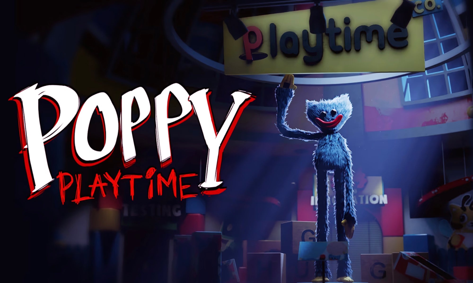 The Five Nights at Freddys-esque game Poppy Playtime is bringing Huggy ...