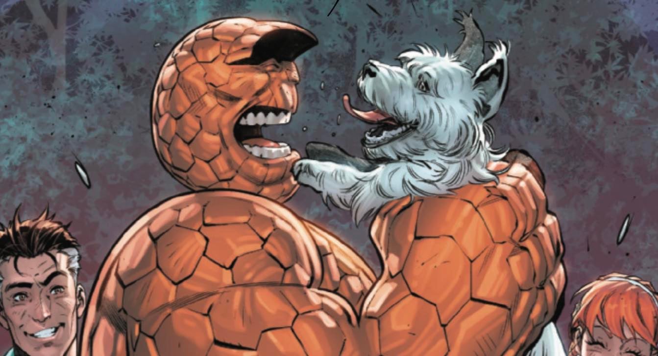 It’s Slobberin’ Time: The Fantastic Four’s Ben Grimm just got a dog ...