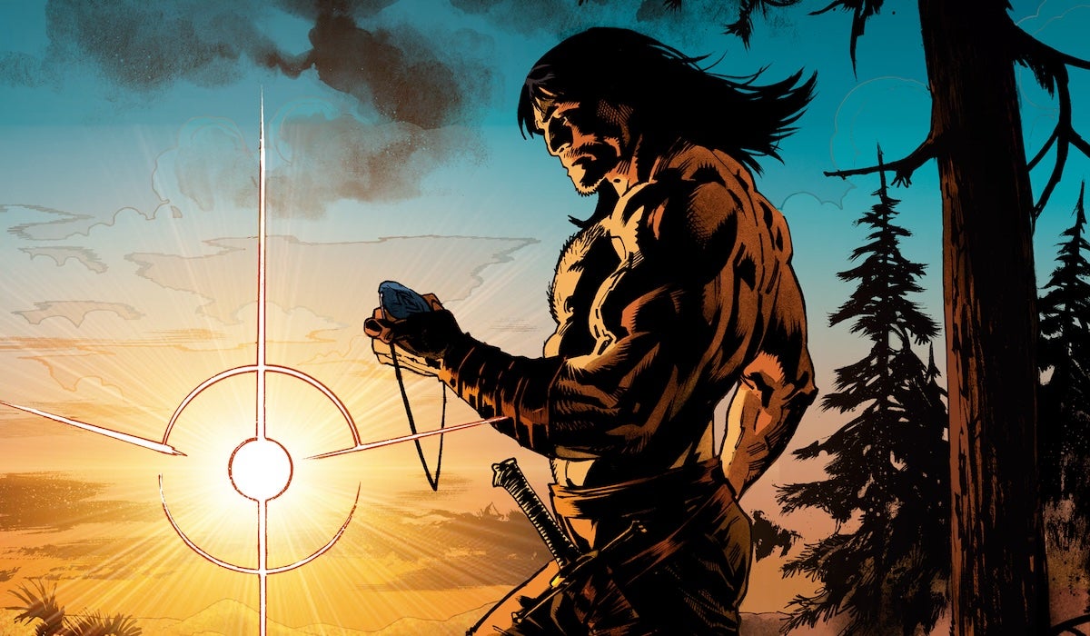 Conan Reading In Sunset Conan The Barbarian: The Original Comics