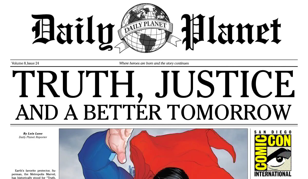 Fans can pick up their own Daily Planet newspaper and celebrate the ...