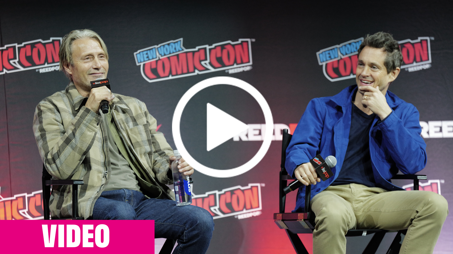 Hannibal's Mads Mikkelsen and Hugh Dancy reunite and delight in NYCC ...