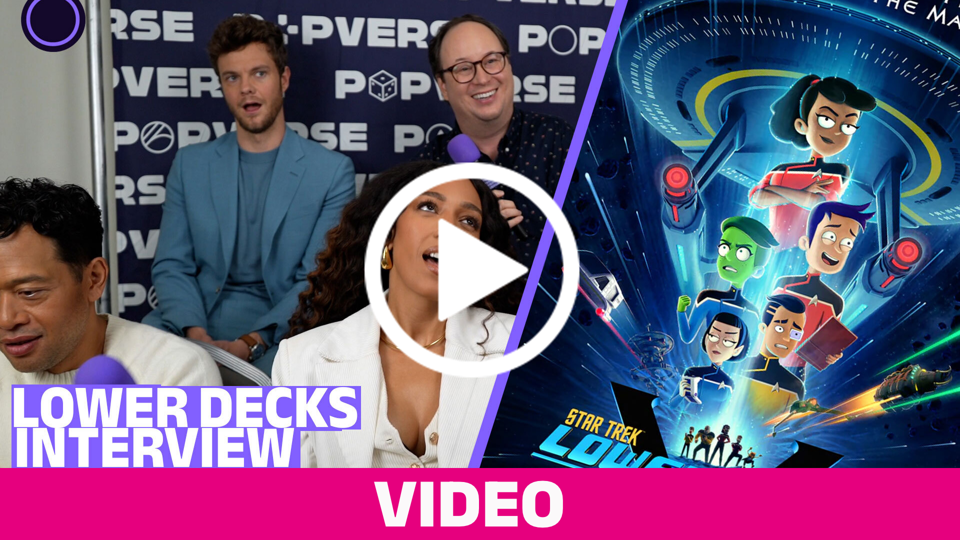 The cast and creator of Star Trek: Lower Decks talk journeying to the ...