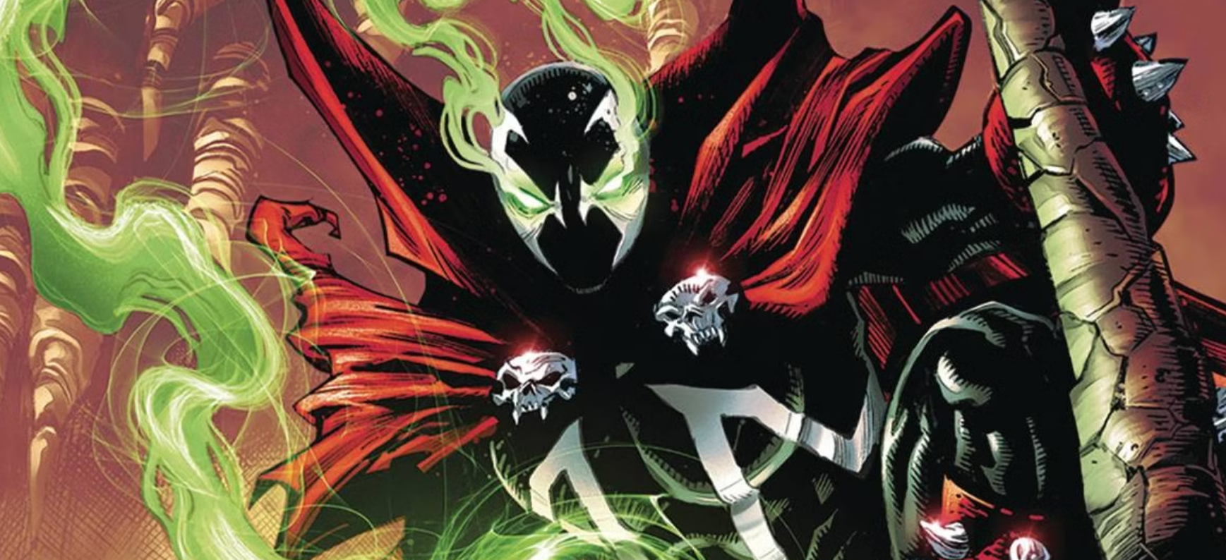 The horror superhero Spawn was originally blue and from space because Todd McFarlane was ...