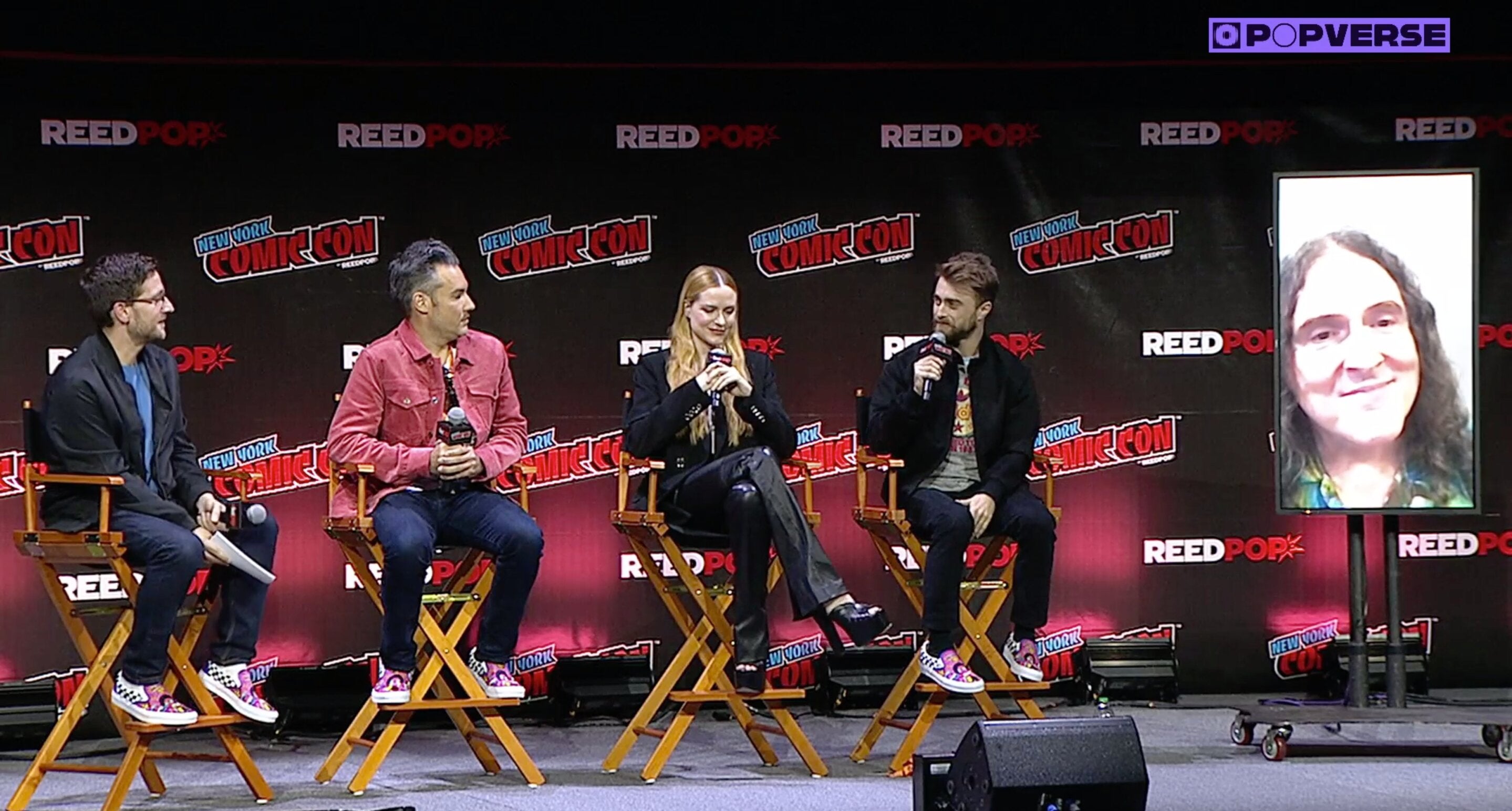 Watch WEIRD: The Al Yankovic Story is at NYCC with Daniel Radcliffe ...